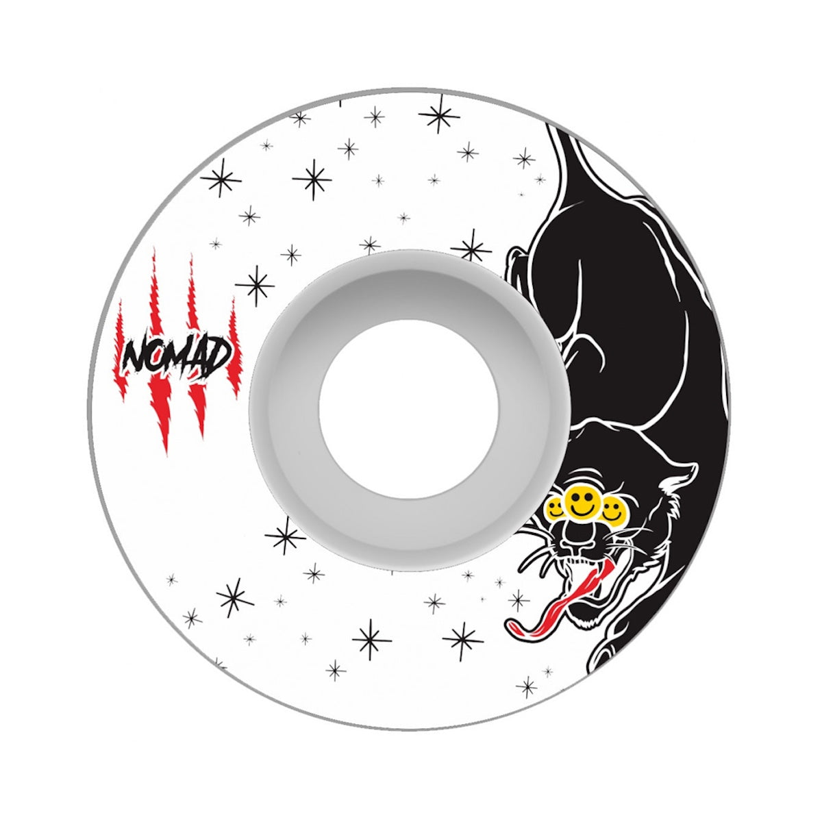 Ruedas Skate Nomad Life Balance Yin Yan Tiger 83B 53mm Pack 4